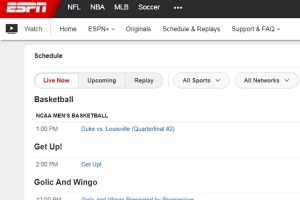 Watch Sport On ESPN+ - Watch Sport Online In South Africa